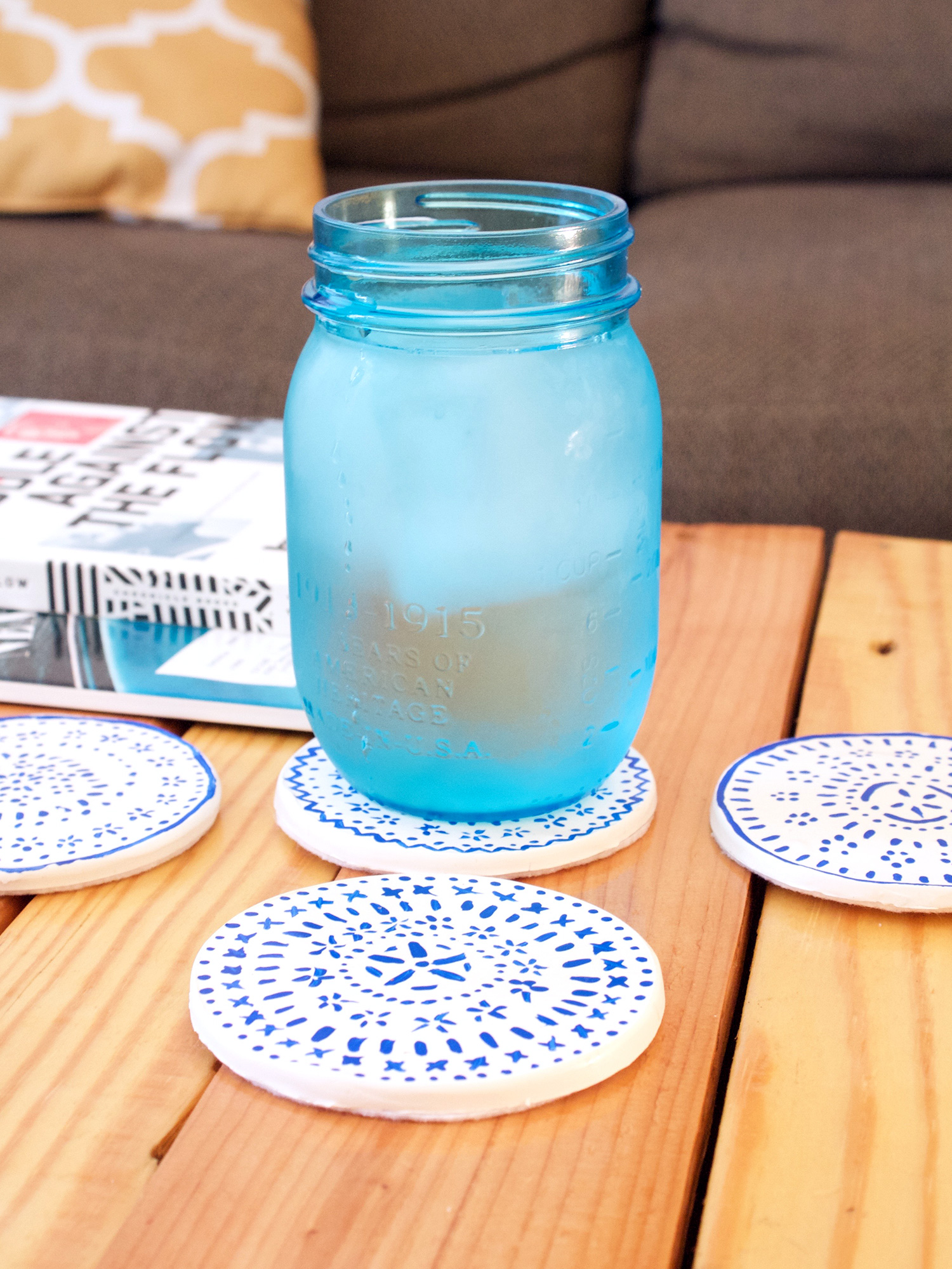 DIY Clay Coasters • Nnena Odim